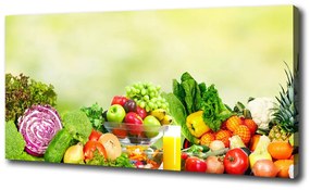 Wallmuralia Foto obraz na plátně Zelenina a ovoce 100x50