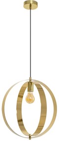 Toolight Závěsná lampa GLAMOUR APP961-1CP Zlatá