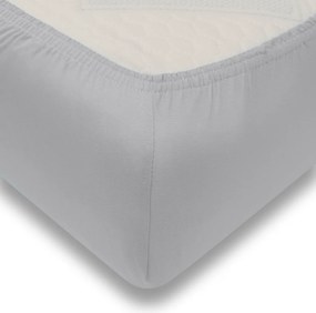 Jersey prostěradlo do postýlky New Baby 120x60 šedé