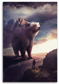 Gario Obraz na plátně Skalní medvěd - Patryk Andrzejewski Rozměry: 40 x 60 cm
