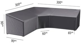 Platinum designové zahradní ochranné plachty na nábytek AeroCovers (300 x 300 x 90 cm)