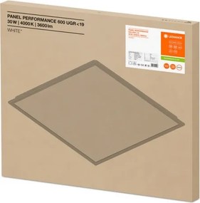LED panel LEDVANCE Performance 600x600mm 30W/4000K neutrální bílá UGR<19
