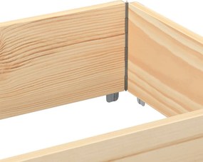 Zahradní truhlík 150x50 cm masivní borové dřevo 3295407