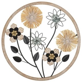 Kovová nástěnná dekorace Floral – Mauro Ferretti