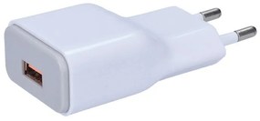 SOLIGHT USB nabíjecí adaptér, 1x USB Qualcomm, 5V2A/9V1.67A/12V1A, AC 230V, bílošedý