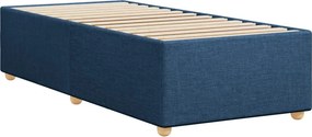 Rám postele bez matrací modrá 80x200 cm textil 3284693
