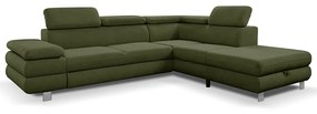 Sedací souprava CONTI NEW | 276x226 cm | PRAVÁ | rozkládací + úložný prostor | VÝBĚR TKANIN