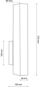 LED Nástěnné svítidlo TEO LED/3W/230V 3000K ořech