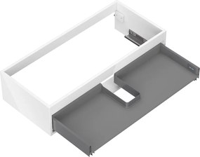 Mexen Box-A, závěsná skříňka 100 cm, 1 zásuvka, bílá lesklá, 91AX0-1000-235-1-00