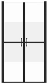 vidaXL Sprchové dveře polomatné ESG (88–91) x 190 cm