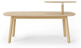 Dřevěný konferenční stolek ve skandinávském stylu Otočná funkce Světlé dřevo TERONES