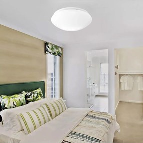 Toolight - LED stropní svítidlo 38cm kulaté 1x24W APP757-1C, bílá, OSW-06513