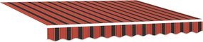 Rám markýzy Oranžová a Černá 300 x 250 cm 3329953