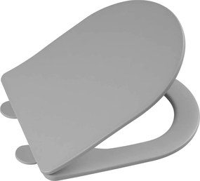 Sapho Paco - WC sedátko, Slim, SoftClose, šedá PCS1012GR