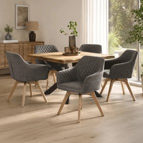 Autronic Jídelní židle DCH-435 Barva potahu: Hnědá
