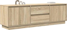 TV skříňka s LED osvětlením Dub Sonoma 160,5x41x50 cm 3328428