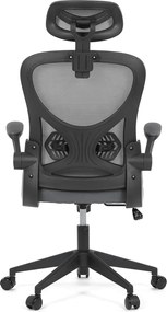 Ergonomická kancelářská židle ALEXANDRE - šedá síťovina