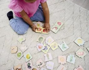EICHHORN Puzzle Montessori Ovoce a zelenina / 34 dílků / dřevo / od 2