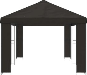 Zahradní altán 6 x 3 m Antracitová Polyester a ocel 190 gsm 3376009
