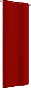 vidaXL Balkónová zástěna 80 x 240 cm oxfordská látka [148493] Barva: Červená