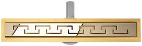 Rea Pro, lineární odtokový žlab 70cm GREEK, zlatá lesklá, REA-G8028