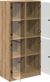 Vysoký bufet Artisanový dub 68 x 37 x 142 cm Kompozitní dřevo 3402630