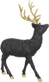 Dekorace Deer 32x12x40 cm black