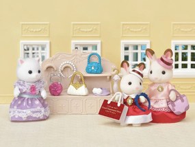 _Ostatní 1_ Sylvanian Families město módní butik s kabelkami doplněk k herním sadám 6015x