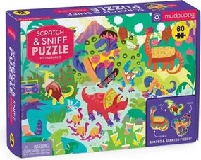 Mudpuppy Puzzle Pizzasaurus s vůní / 60 dílků / od 4 let