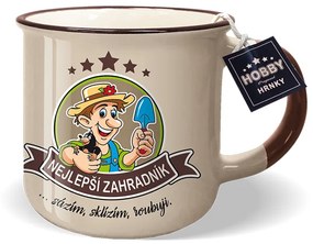 Hobby hrnek s potiskem Nejlepší zahradník