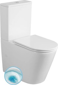 Sapho Avis wc kombi Vortex Rimless spodní zadní odpad keramika bílá PC106V
