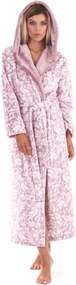 Župan s kapucí Flora mauve mist 39 56 4303 - S