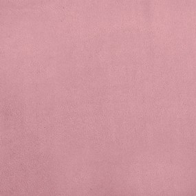 Dětská pohovka růžová 100 x 50 x 26 cm samet 3196396