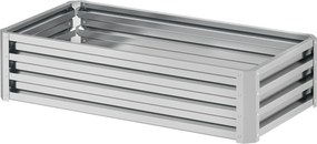 Outsunny Vyvýšený Záhon z Oceli, Studený Rám pro Růst S Otevřeným Dnem, Zahradní Box pro Rostliny 120x60x30,5 cm | Aosom