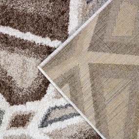 Vopi | Kusový koberec Walton 5797A béžovo-hnědý - 120 x 170 cm