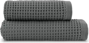 Vaflové ručníky a osušky - tmavě šedá Velikost: ručník 50 x 90