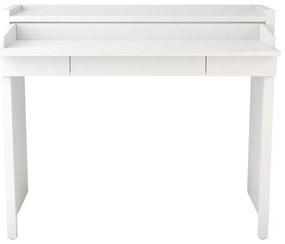 Pracovní stůl s bílou deskou 36x110 cm Mel – Woodman