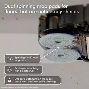 iRobot Roomba Plus 575 Combo + AutoWash dock černá / Robotický vysavač