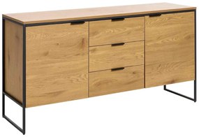 Designová komoda Valenzuela 155 cm vzor dub