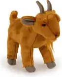TEDDIES Plyšový kozel hnědý 25 cm / od 0 měsíců
