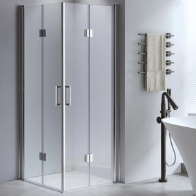 BPS-koupelny Čtvercový sprchový kout HYD-SK1270 70x70 chrom/transparent