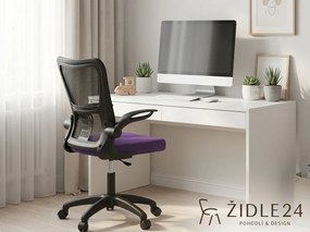 Juniorská židle SMARTSIT - fialová síťovina