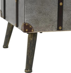 vidaXL Konferenční stolek z MDF a hliníku 102 x 51 x 47,5 cm [245759]