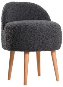 Asir Taburet MIKI pr. 46 cm tmavě šedá 209FLF1153