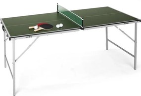 Klarfit King Pong, ping-pongový stůl, sklápěcí, zelený