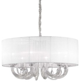 Ideal Lux Závěsné svítidlo SWAN SP6 BIANCO