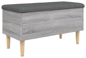 vidaXL Úložná lavice šedá sonoma 82 x 42 x 46 cm kompozitní dřevo