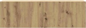 Nástěnné TV skříňky 4 ks dub artisan 100x30x30 cm kompozit 3329008