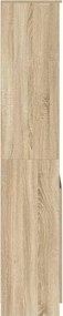 Skříň highboard dub sonoma 70 x 35 x 180 cm kompozitní dřevo 3328473