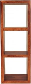 Indický nábytek - Knihovna Tara 50x140x35 z indického masivu palisandr Super natural